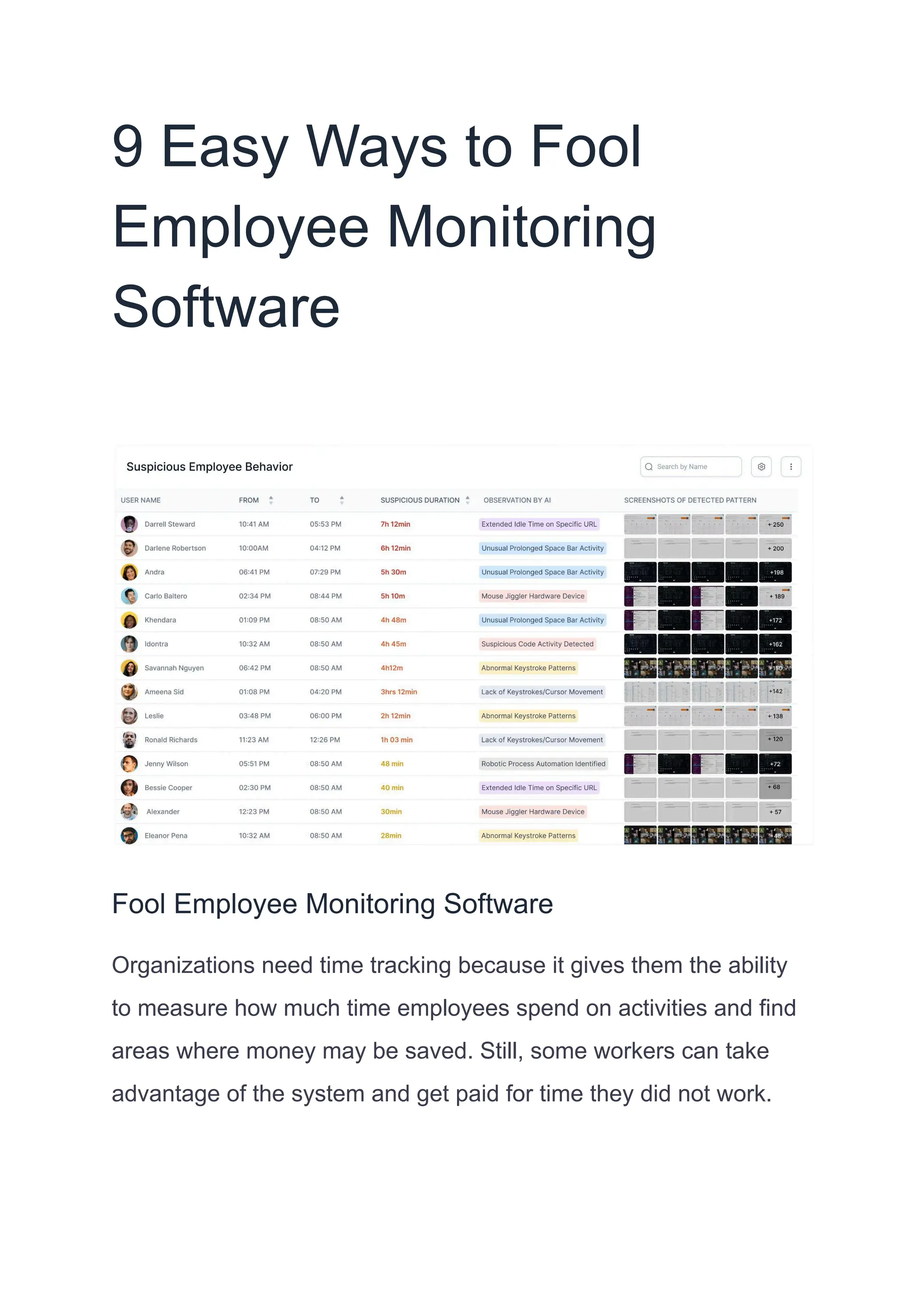 9 Easy Ways to Fool Employee Monitoring Software.pdf