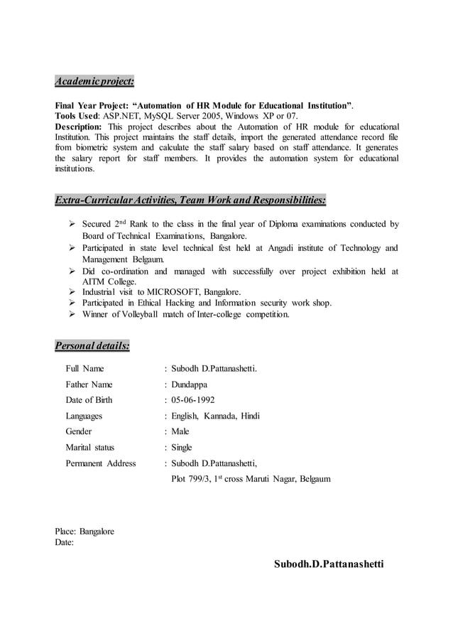 Subodh_REsume_Networking_Engg | PDF