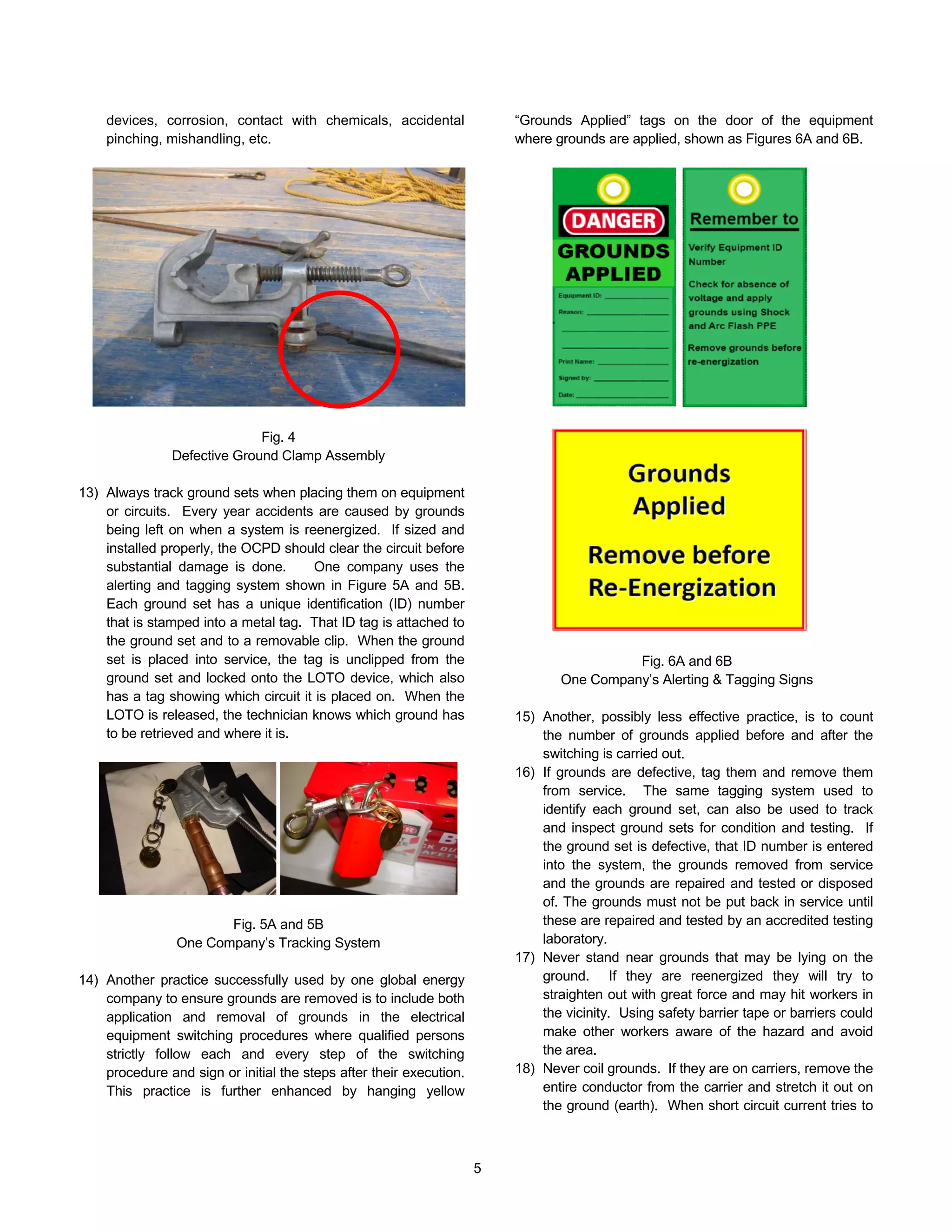 Do's and Don'ts of Personal Protective Grounding IEEE IAS Transactions ...