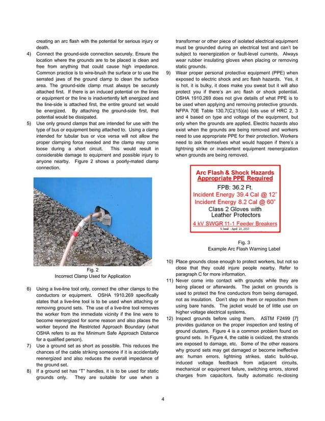 Do's and Don'ts of Personal Protective Grounding IEEE IAS Transactions ...