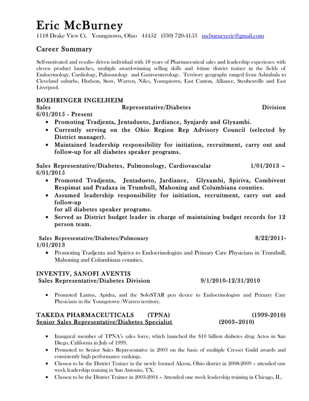 Eric McBurney Resume (2) | PDF