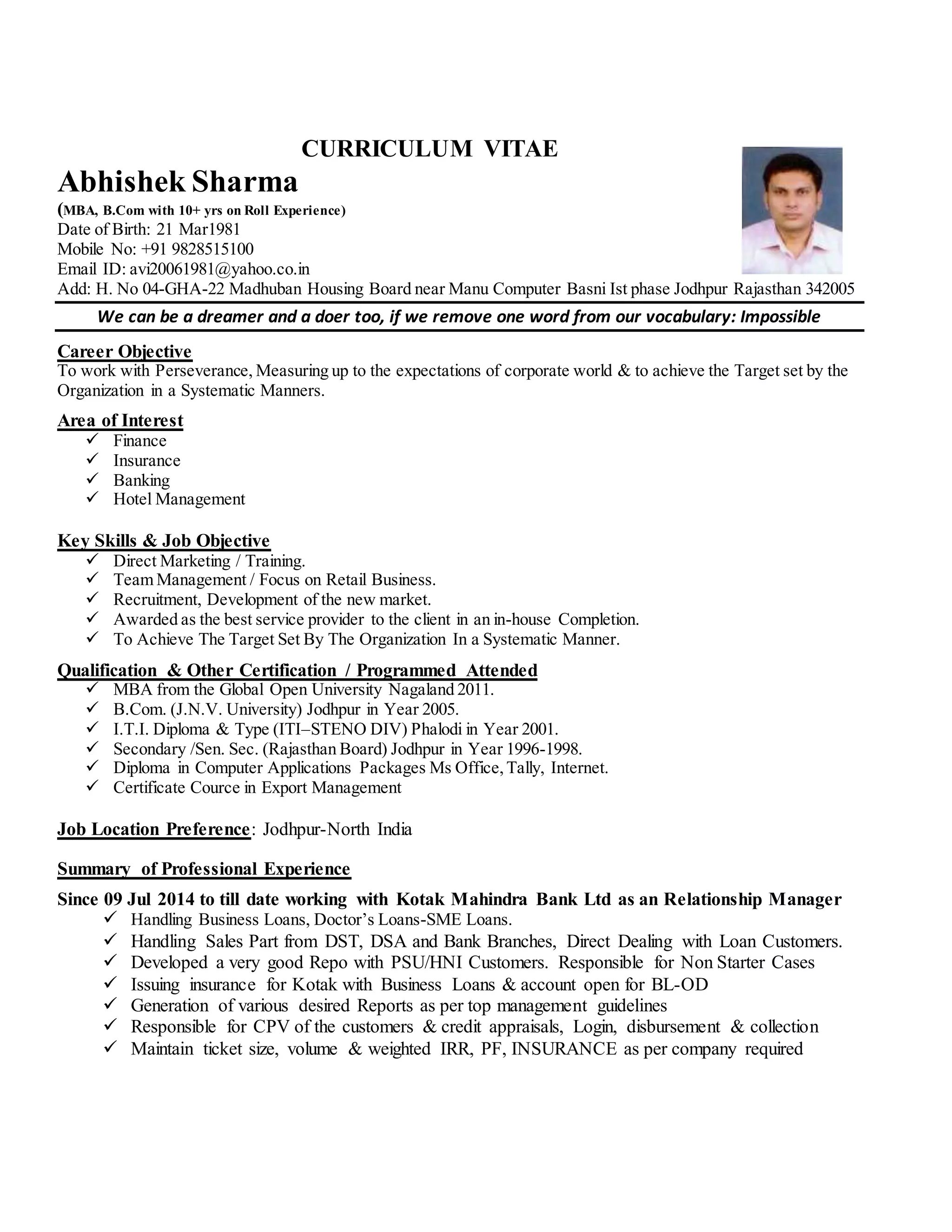 CURRICULUM VITAE | DOCX