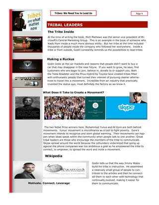 Tribes by Seth Godin | PDF