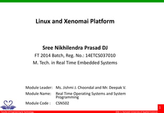 Linux_and_Xenomai | PPT