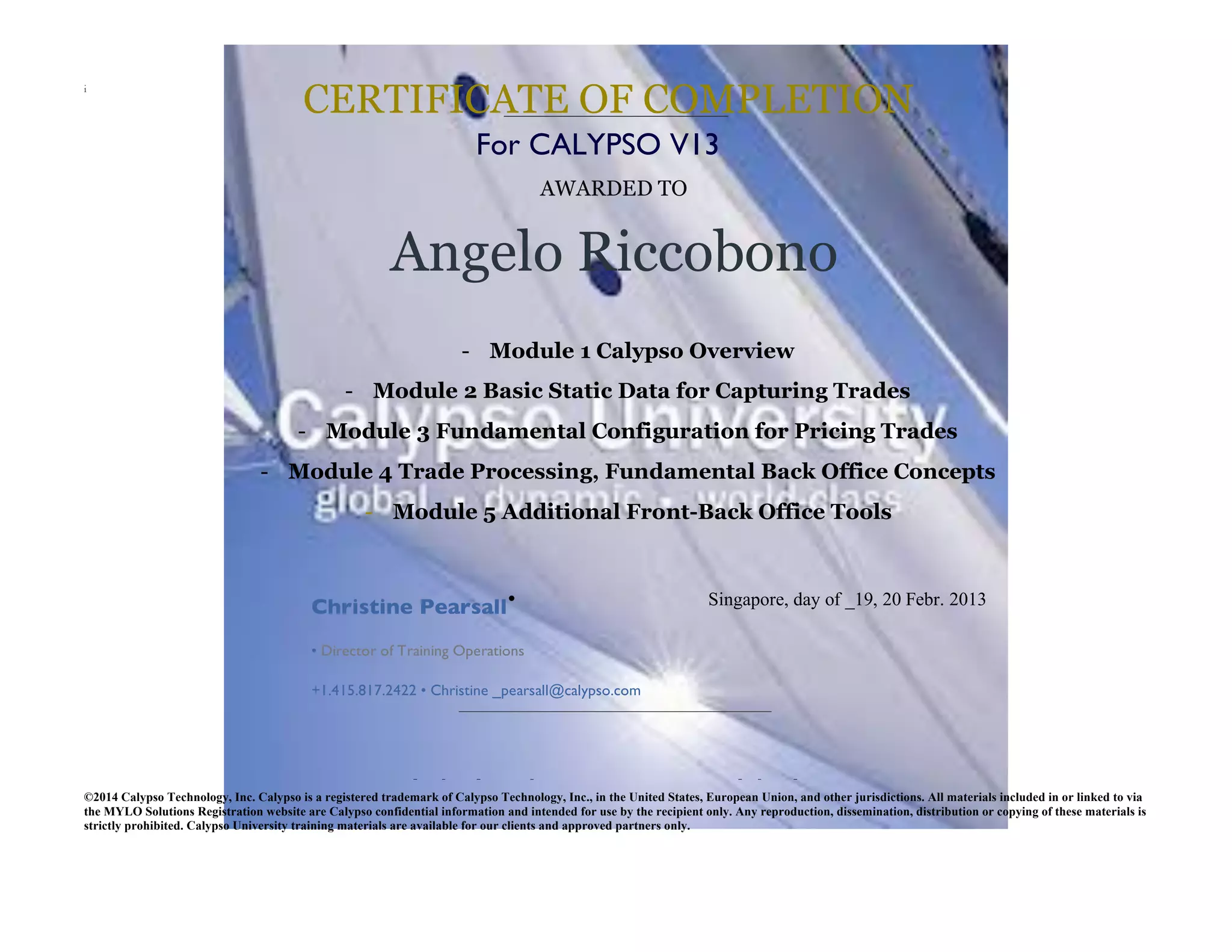 Certificate of recognition | PDF