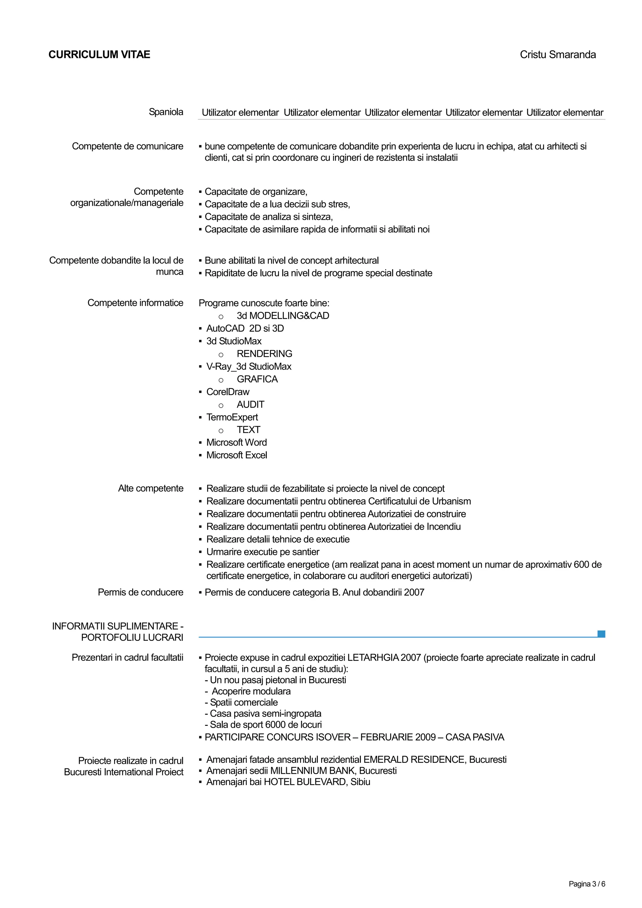 CV_Smaranda Cristu_2016_b | PDF