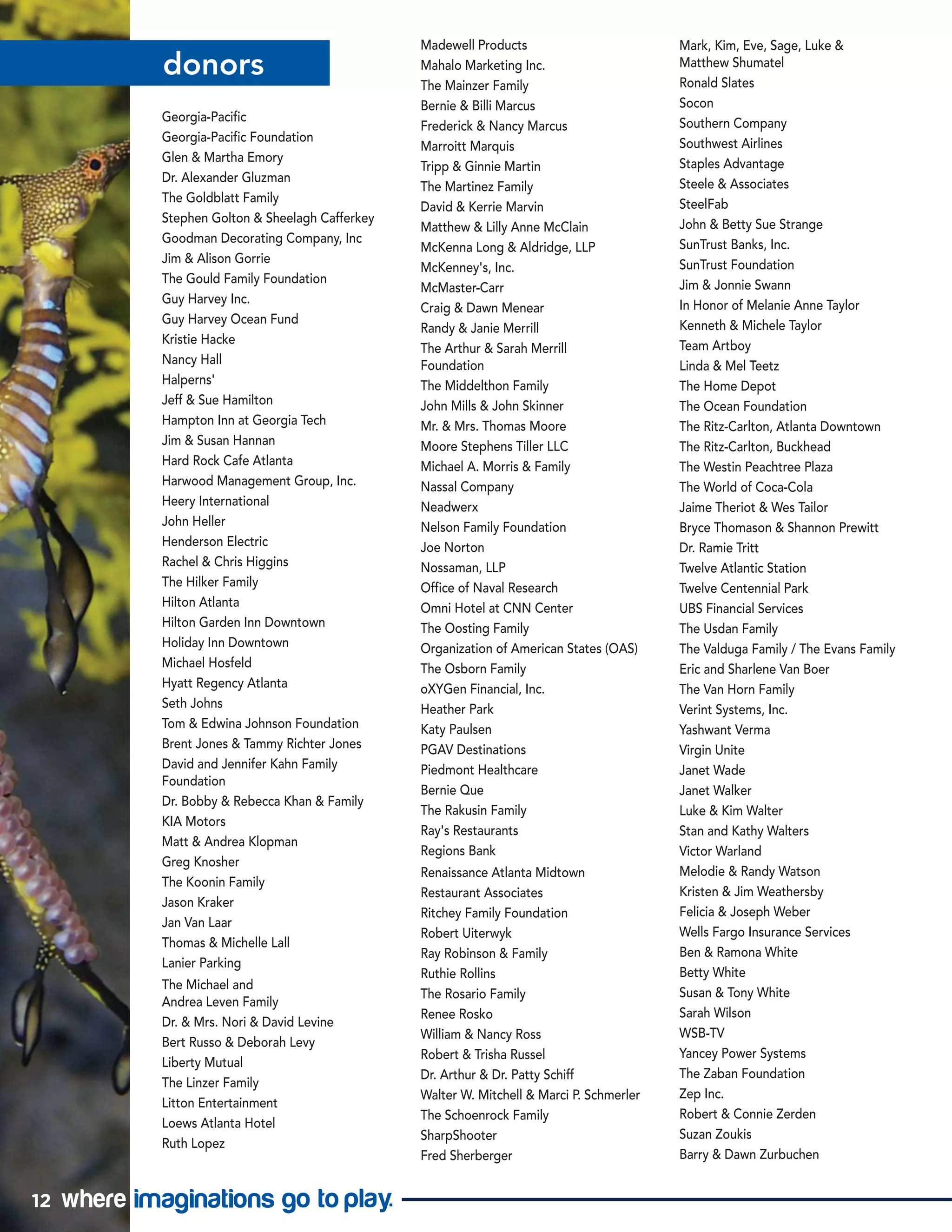 Georgia Aquarium Writing Samples Annual Report 2013 _ Stephanie L ...