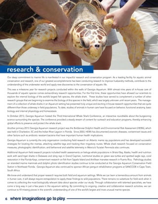 Georgia Aquarium Writing Samples Annual Report 2013 _ Stephanie L ...
