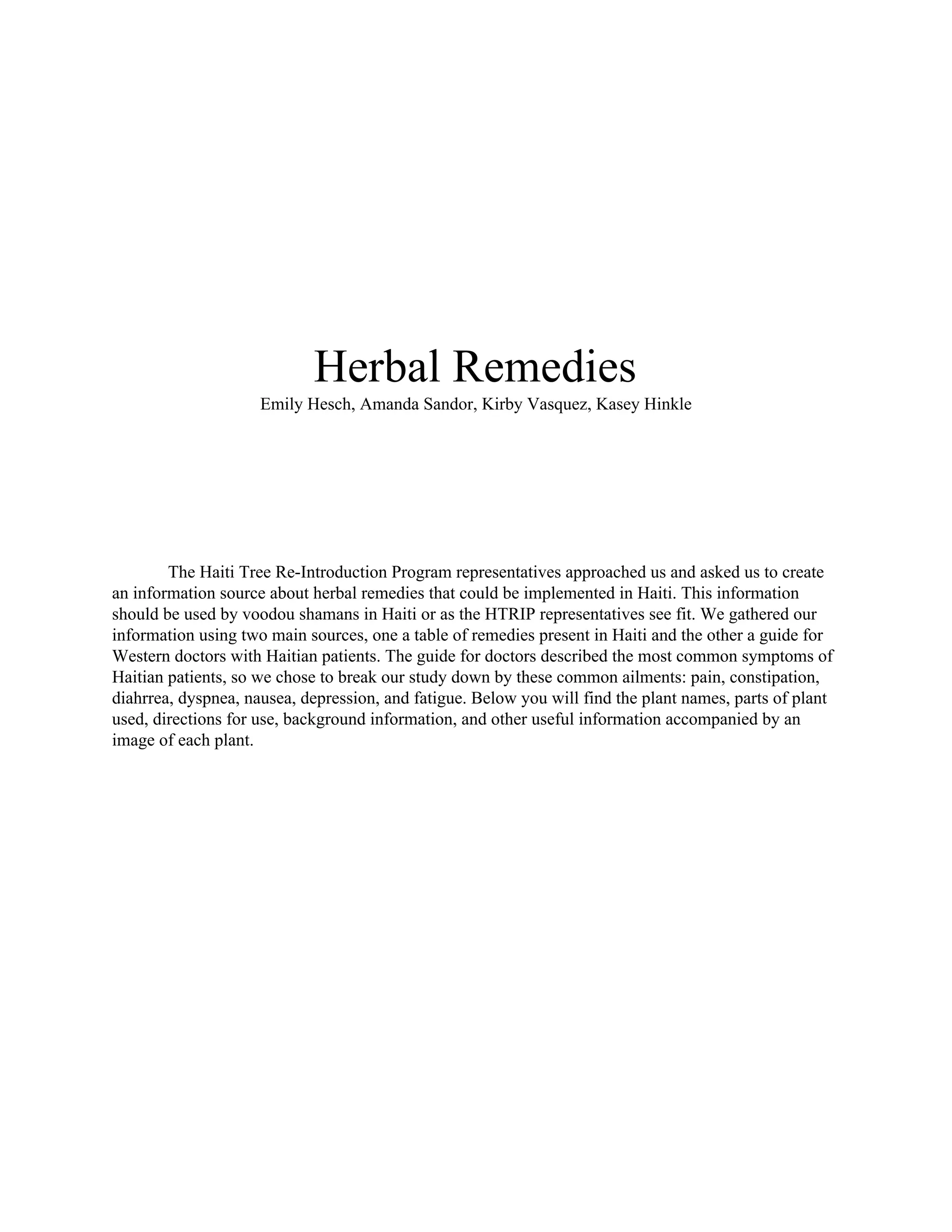 HaitiFinalProduct | PDF