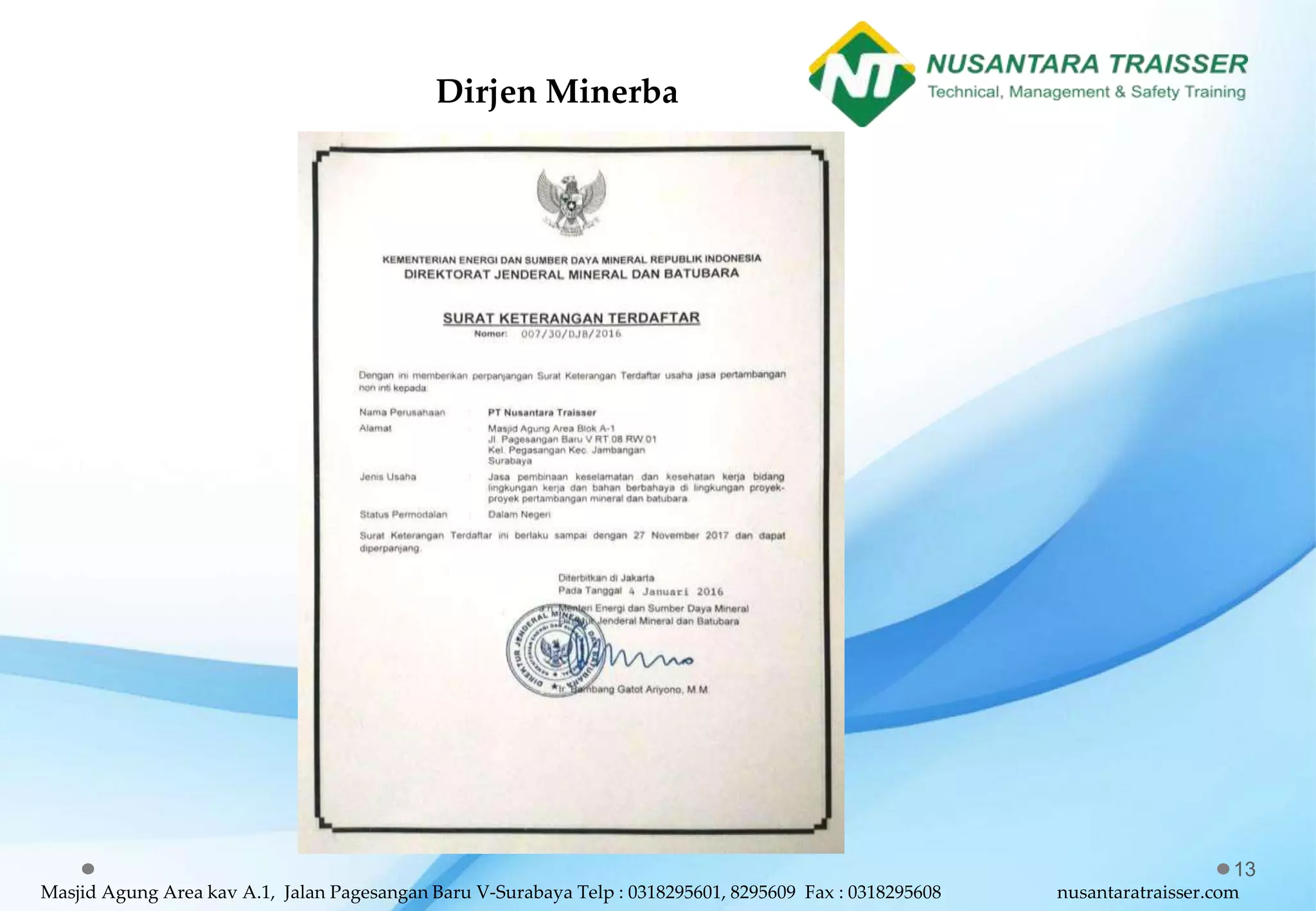 Nusantara Traisser Profile Edit | PPTX