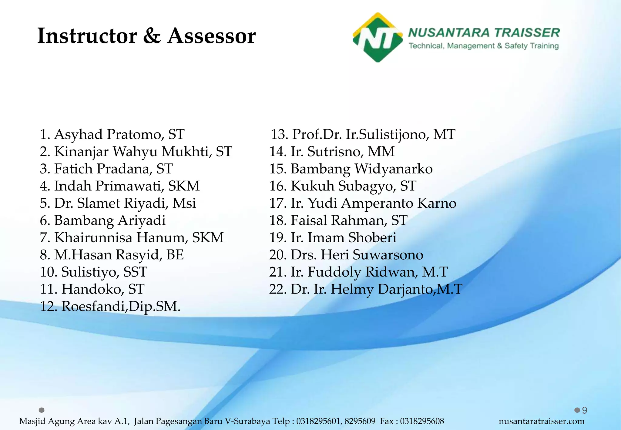 Nusantara Traisser Profile Edit | PPTX