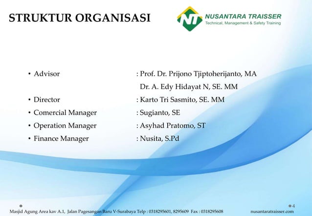 Nusantara Traisser Profile Edit | PPTX