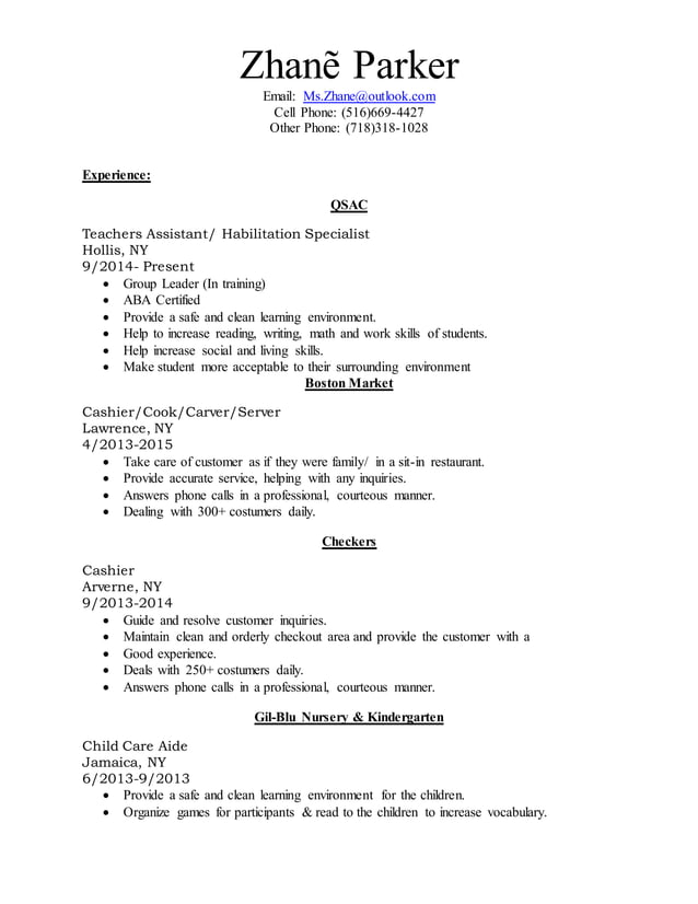 Updated Resume 2015 | PDF