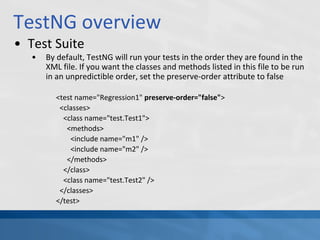 TestNG introduction | PDF