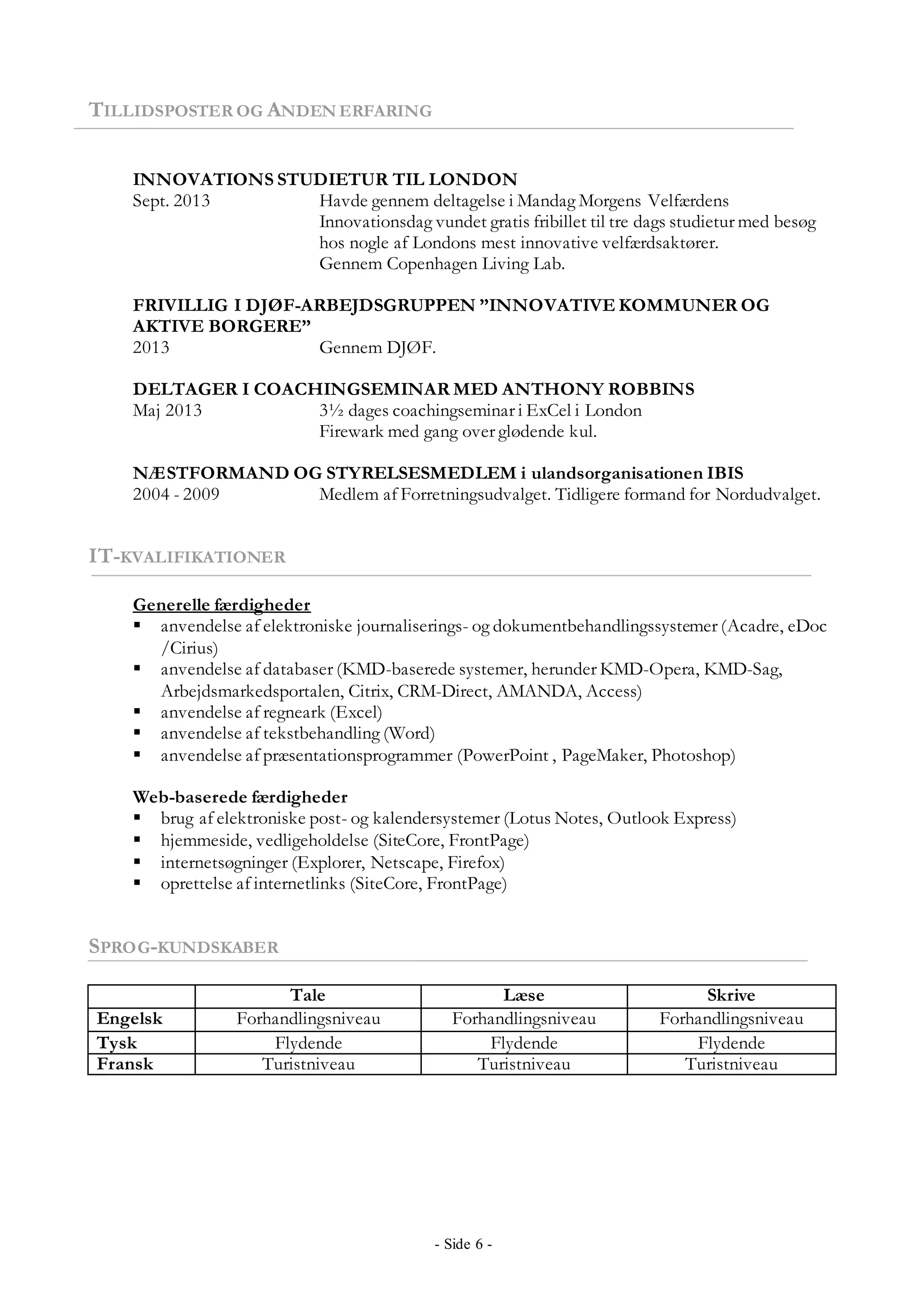 CV - Johnny Damkjær Grenzlikowski | DOCX