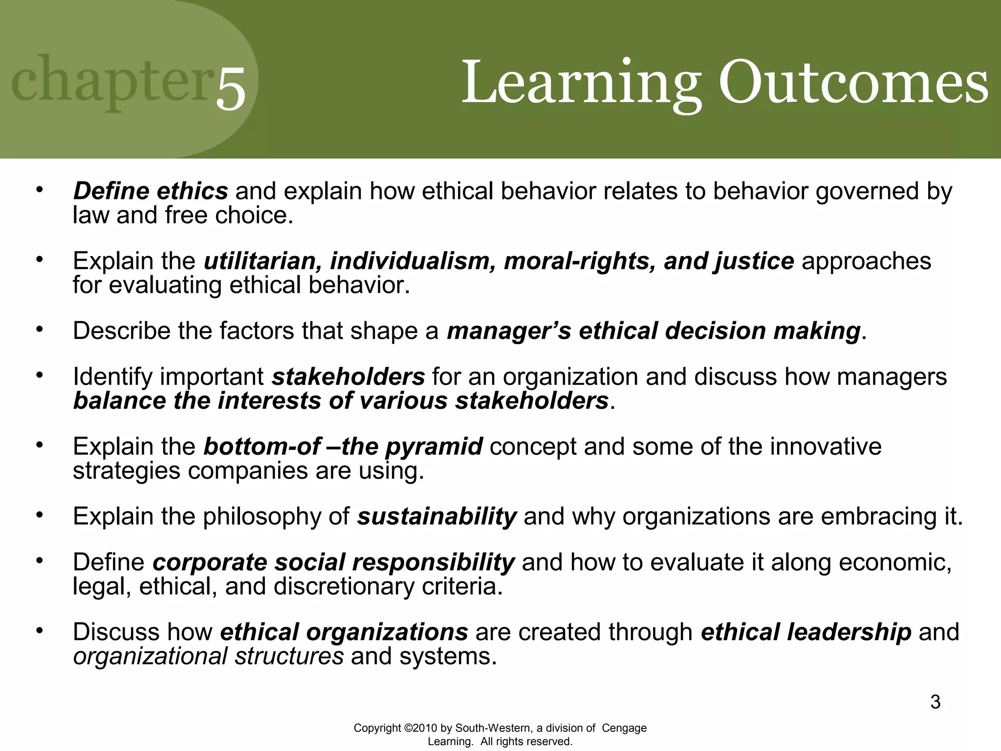 9e daft chapter_5_managing_ethics_and_social_responsibility | PPT