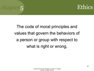 9e daft chapter_5_managing_ethics_and_social_responsibility | PPT