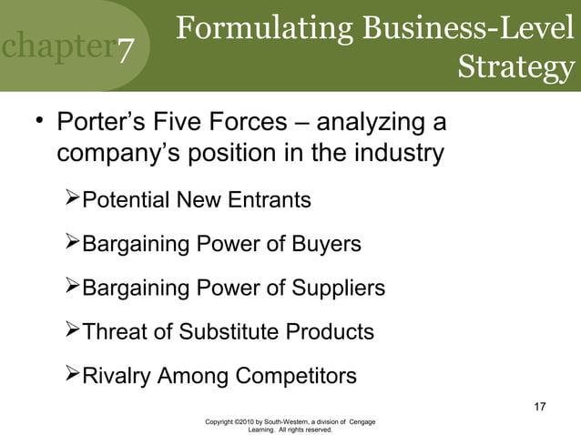 9e daft chapter_7_strategy_formulation_and_implementation | PPT