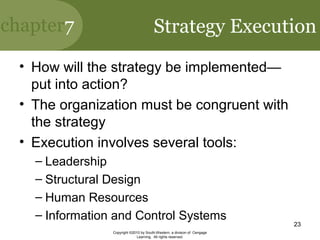 9e daft chapter_7_strategy_formulation_and_implementation | PPT