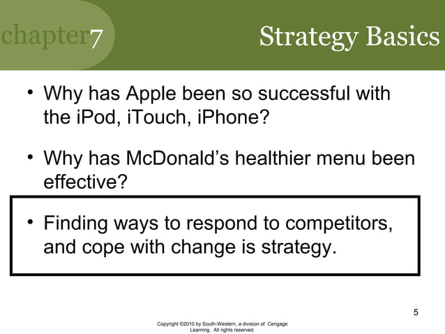 9e daft chapter_7_strategy_formulation_and_implementation | PPT