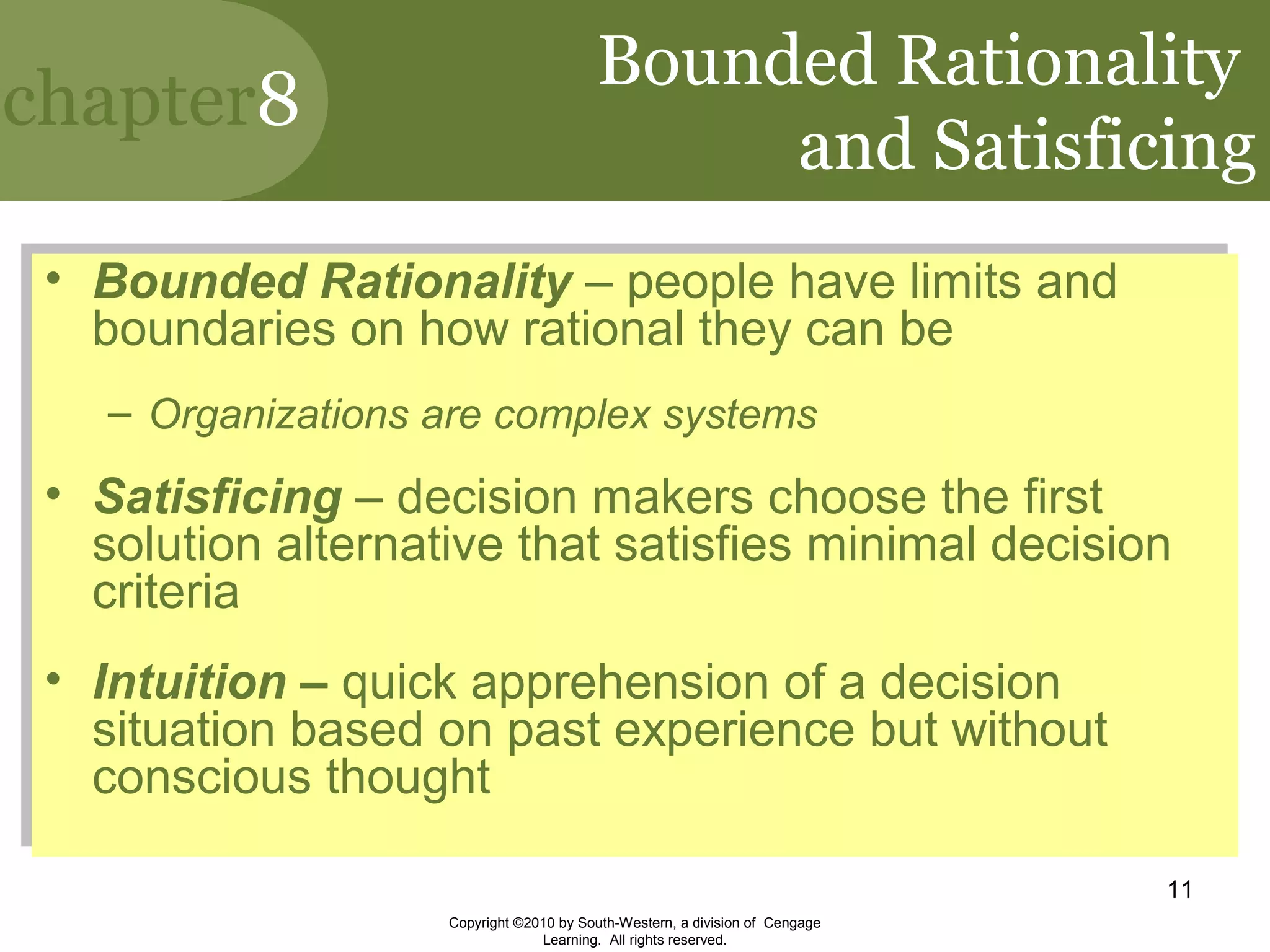 9e daft chapter_8_managerial_decision_making | PPT