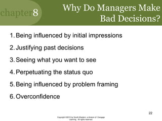 9e daft chapter_8_managerial_decision_making | PPT