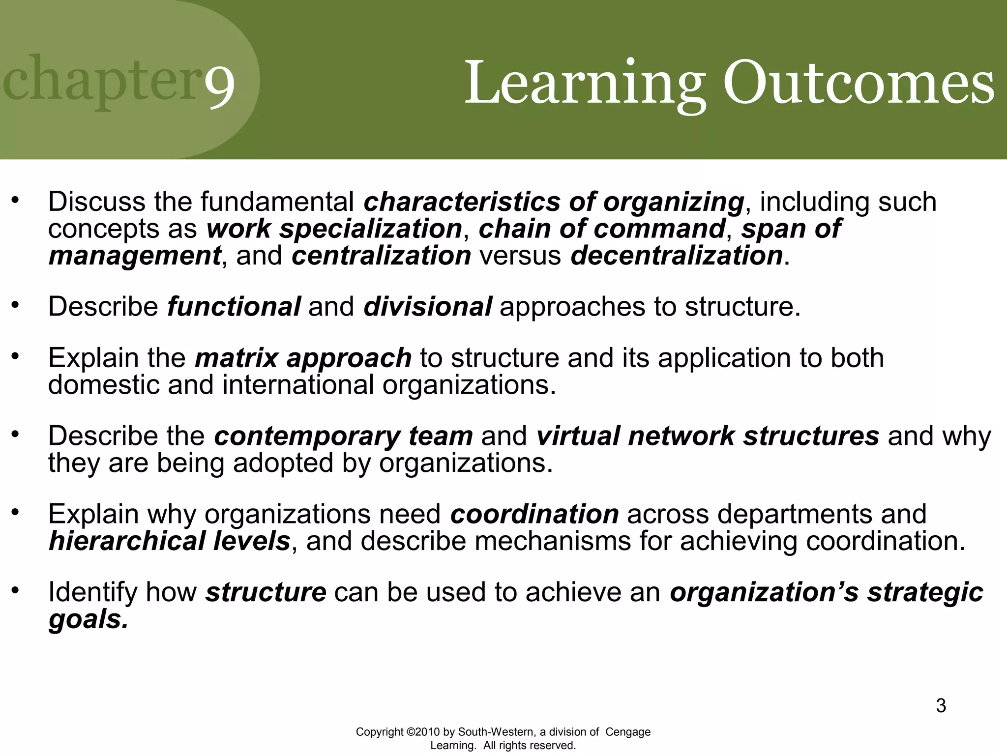 9e daft chapter_9_designing_adaptive_organizations | PPT