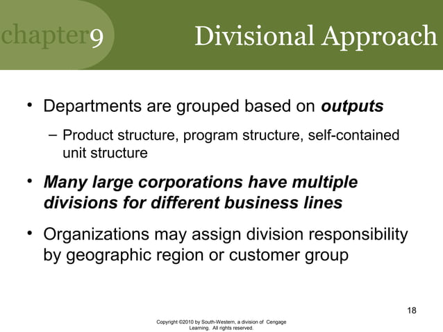 9e daft chapter_9_designing_adaptive_organizations | PPT | Business | Business and Finance