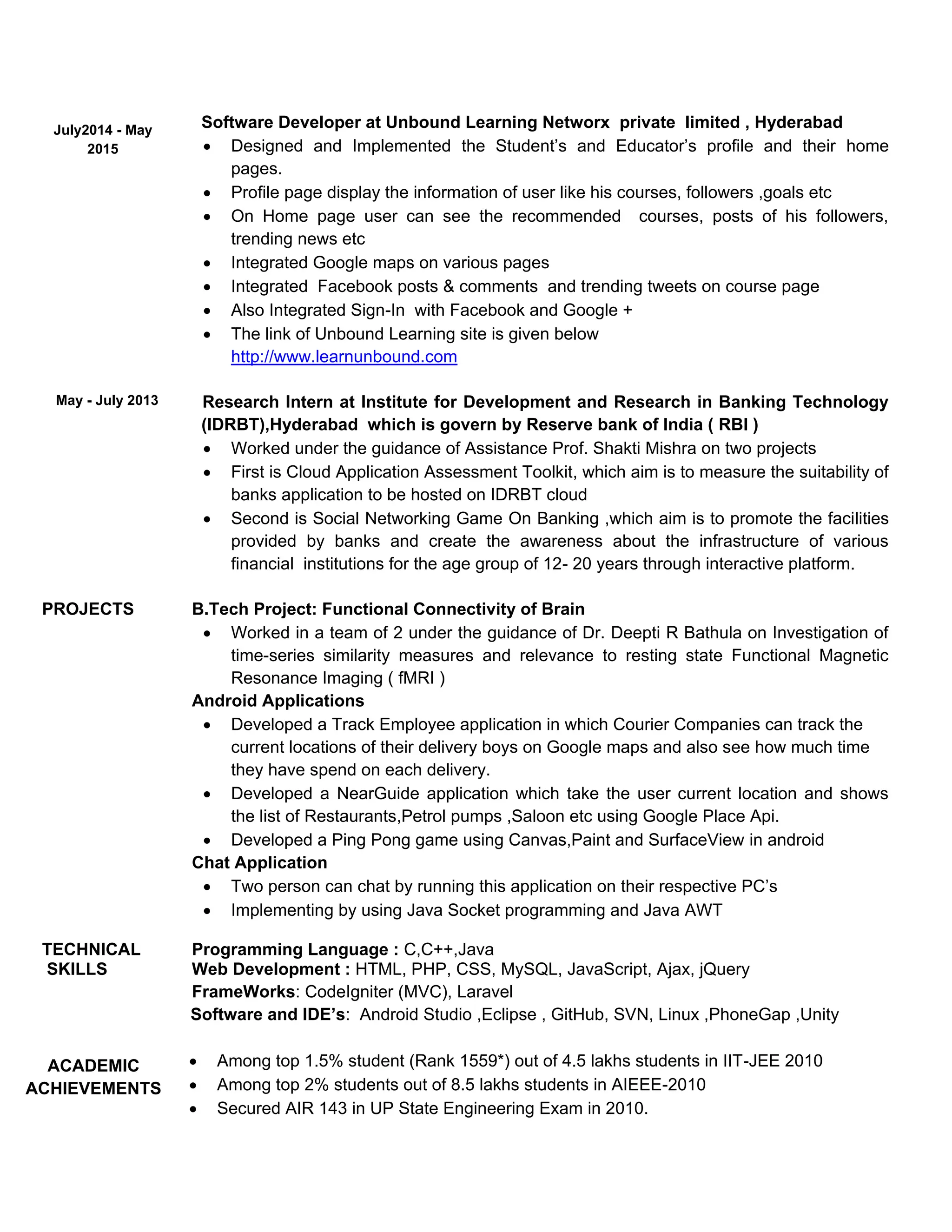 NaveenKumar_CV_NOV | PDF