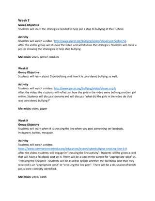 Group Curriculum | DOCX | Education