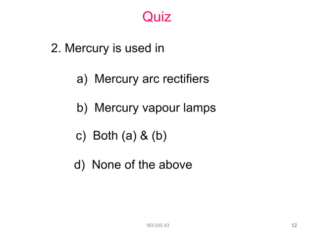 9EE105.43 BASIC ELECTRICAL ENGINEERING POLYTECHNIC | PPT