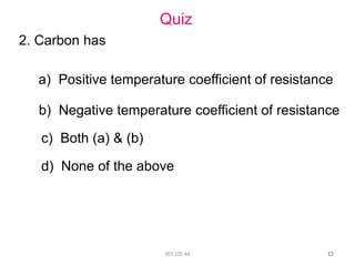 9EE105.44. BASIC ELECTRICAL ENGINEERING POLYTECHNIC | PPT