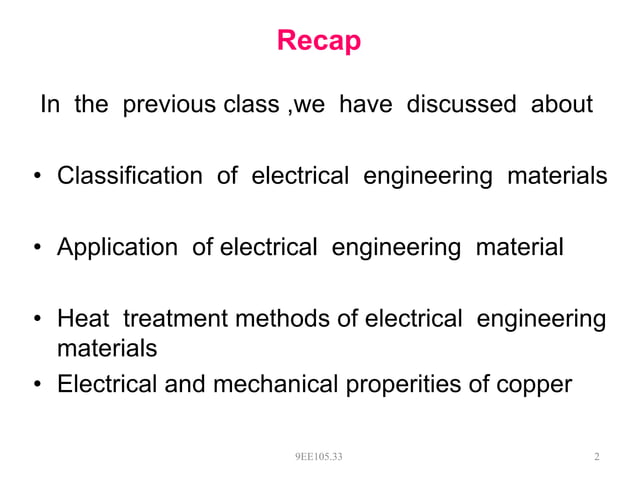 9EE105.33.BASIC ELECTRICAL ENGINEERING POLYTECHNIC | PPT