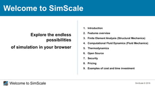 Welcome to SimScale | PPT