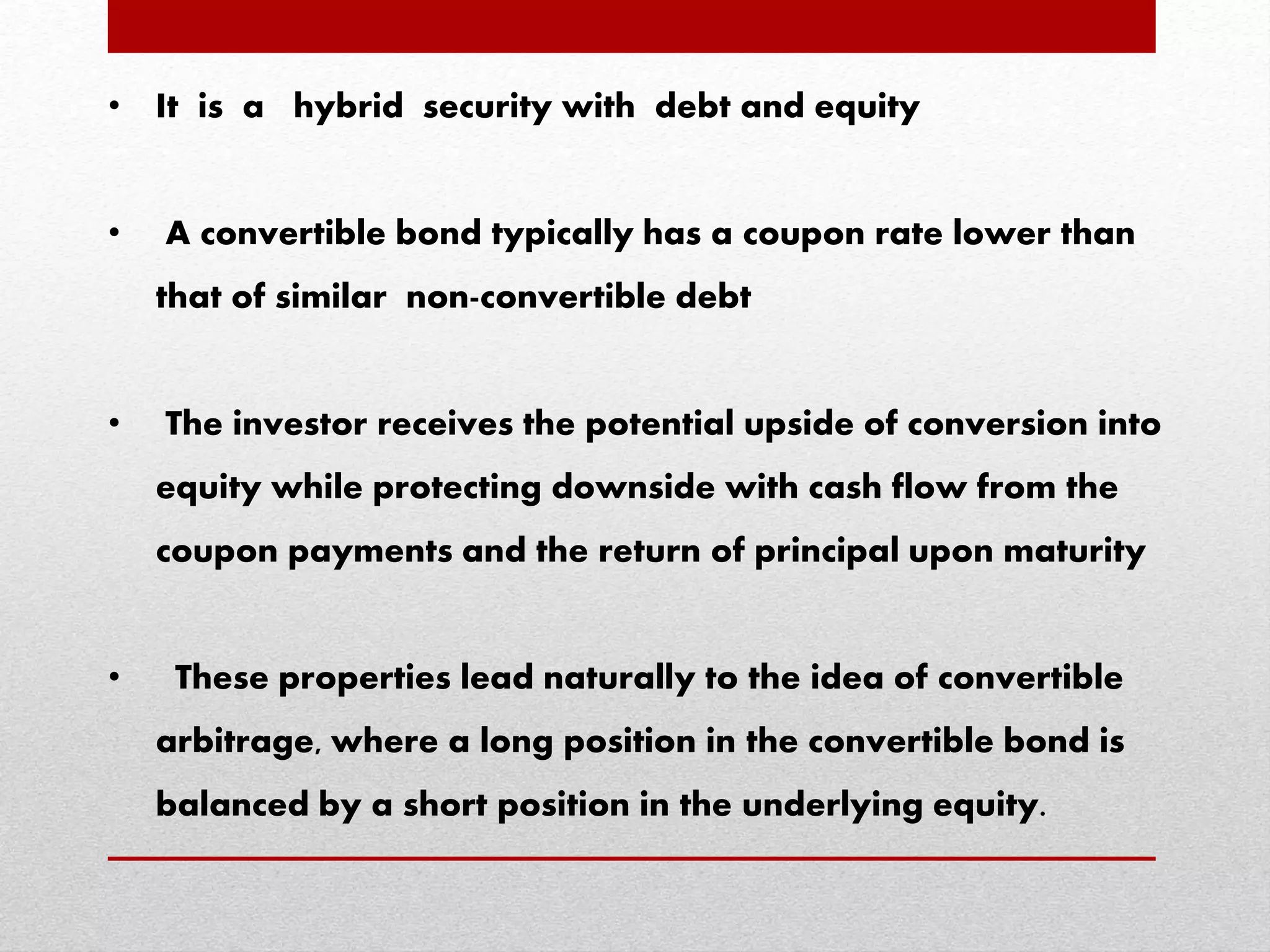 CONVERTIBLE BOND | PPTX