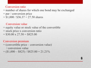 CONVERTIBLE BOND | PPTX