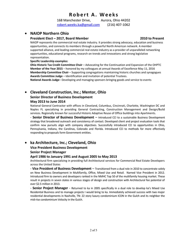 Robert Weeks Res Current | DOC