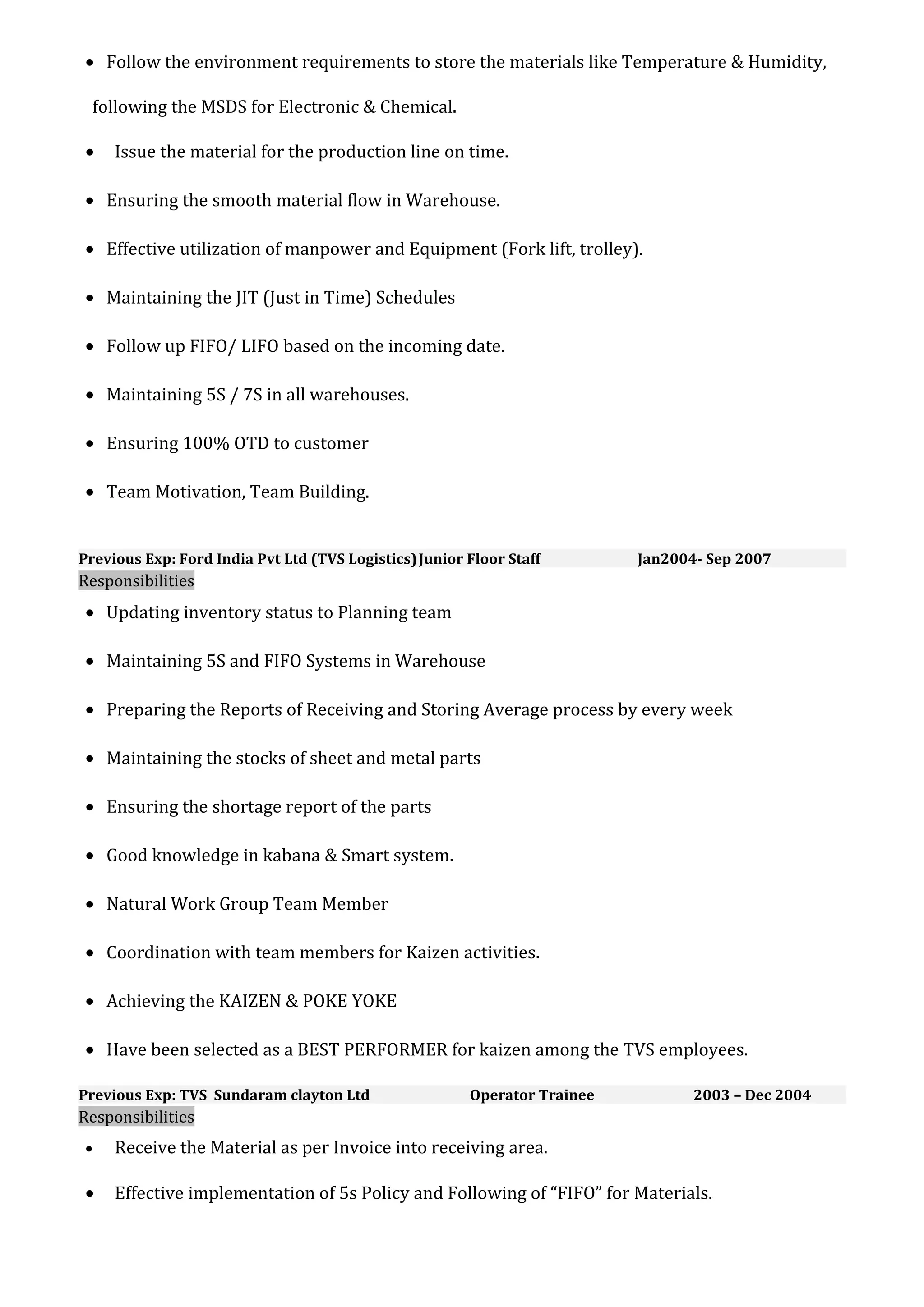 Resume Dheen (2) | PDF