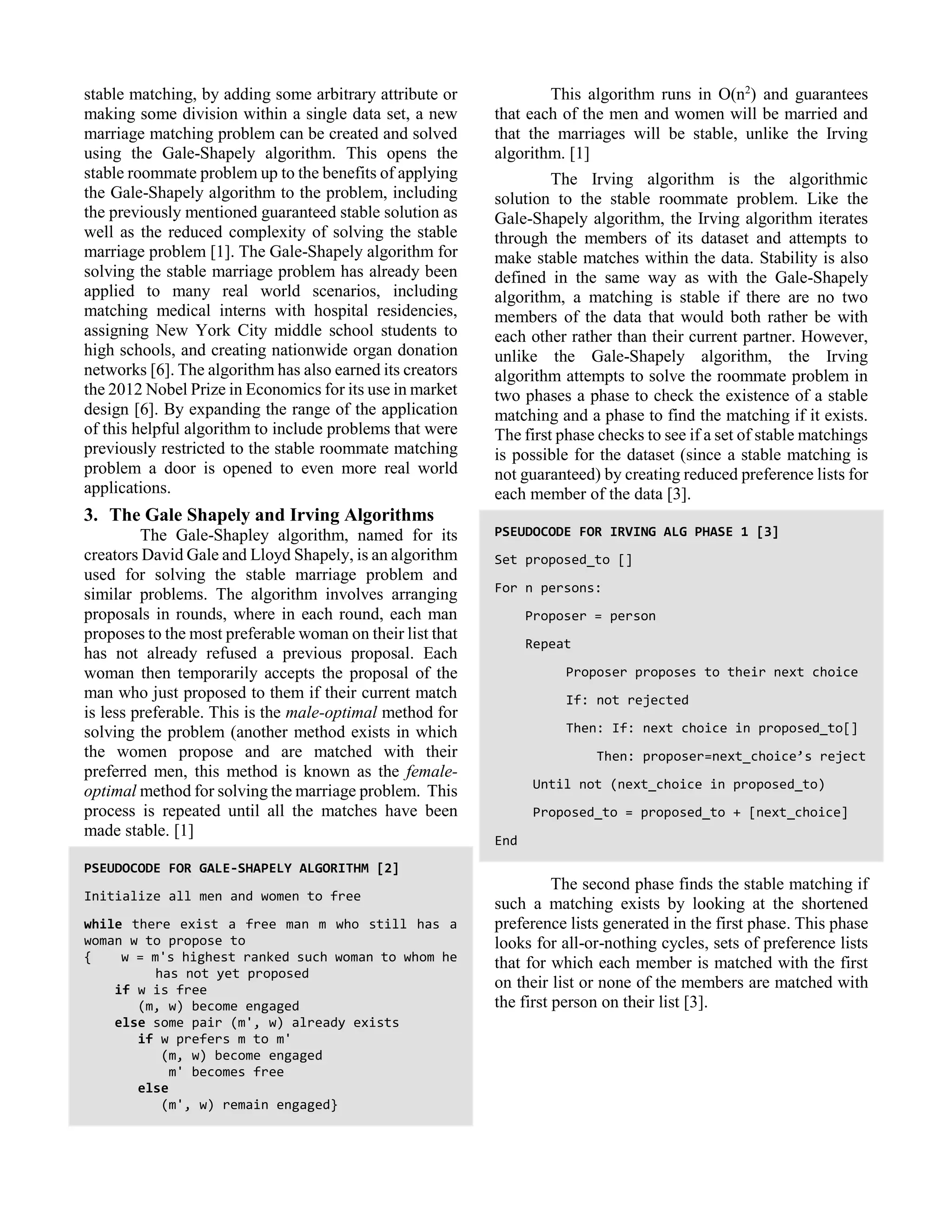 On Stable Matchmaking | PDF