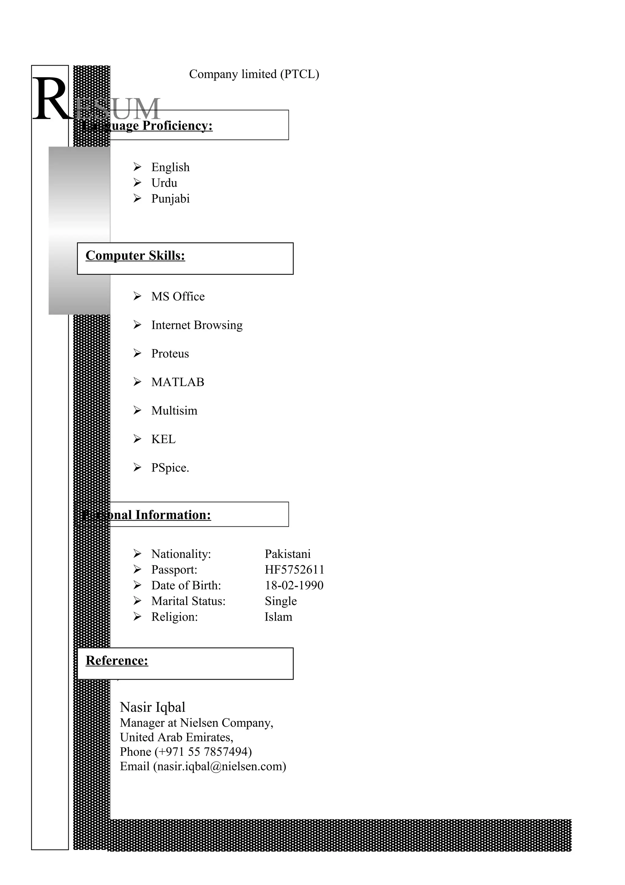 Abdul Salam (CV) | PDF