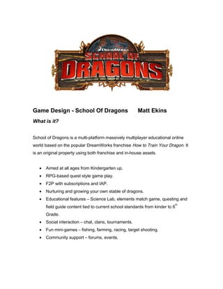 MattEkinsJumpstartWork | DOC | Roleplaying Games | Games and Puzzles