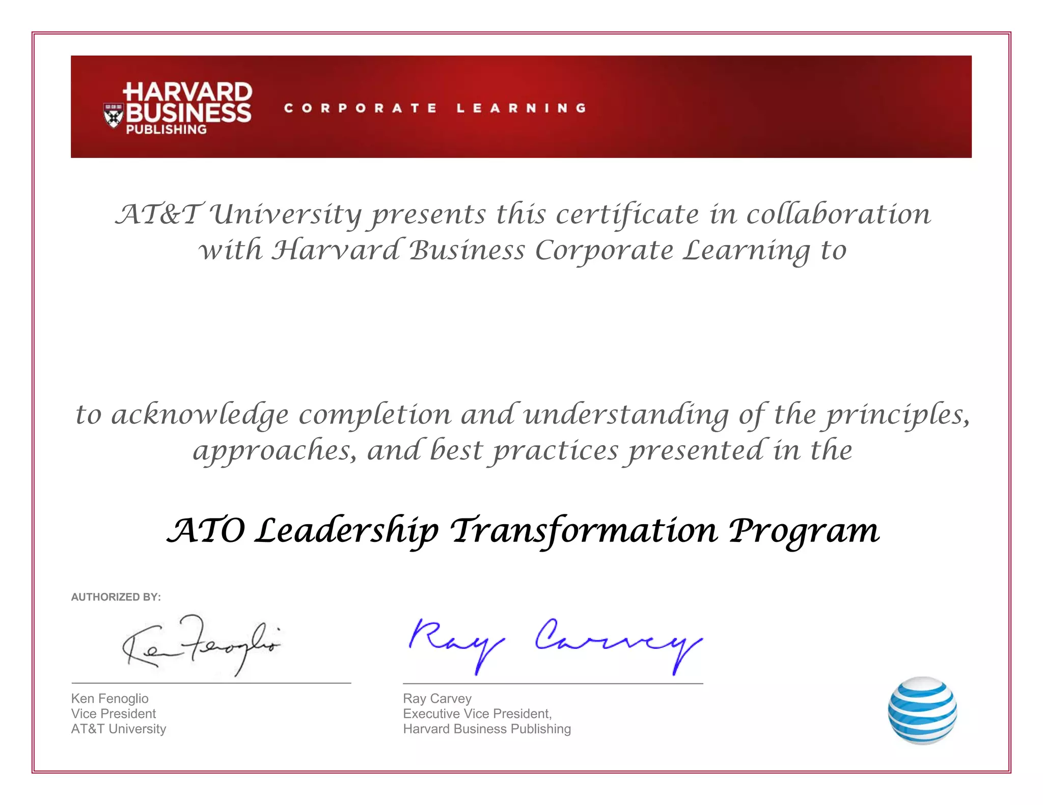 att_leadership_transformation program | PDF | Telecommunications ...