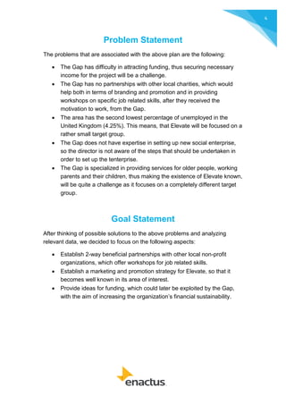 Warwick Gap Project Charter | PDF