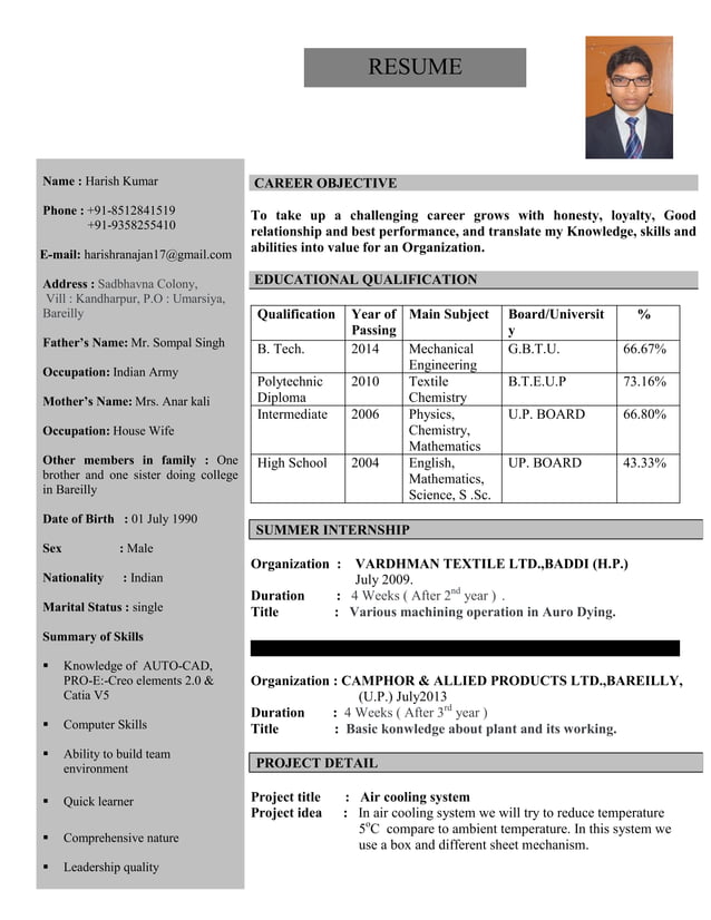 harish resume 01 | PDF | Careers