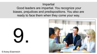 9 Effective Qualities of Team Leaders | Avery Eisenreich | PDF