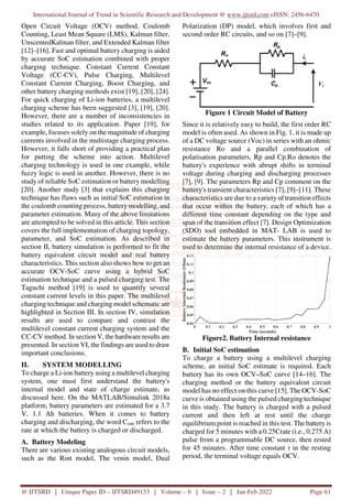 Electric Vehicles Battery Charging by Estimating SOC using Modified Coulomb Counting | PDF