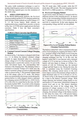 Electric Vehicles Battery Charging by Estimating SOC using Modified ...