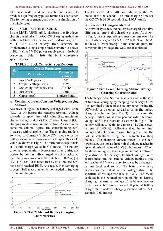 Electric Vehicles Battery Charging by Estimating SOC using Modified Coulomb Counting | PDF