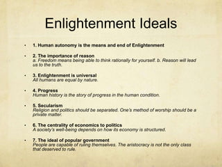 Enlightenment Ideals