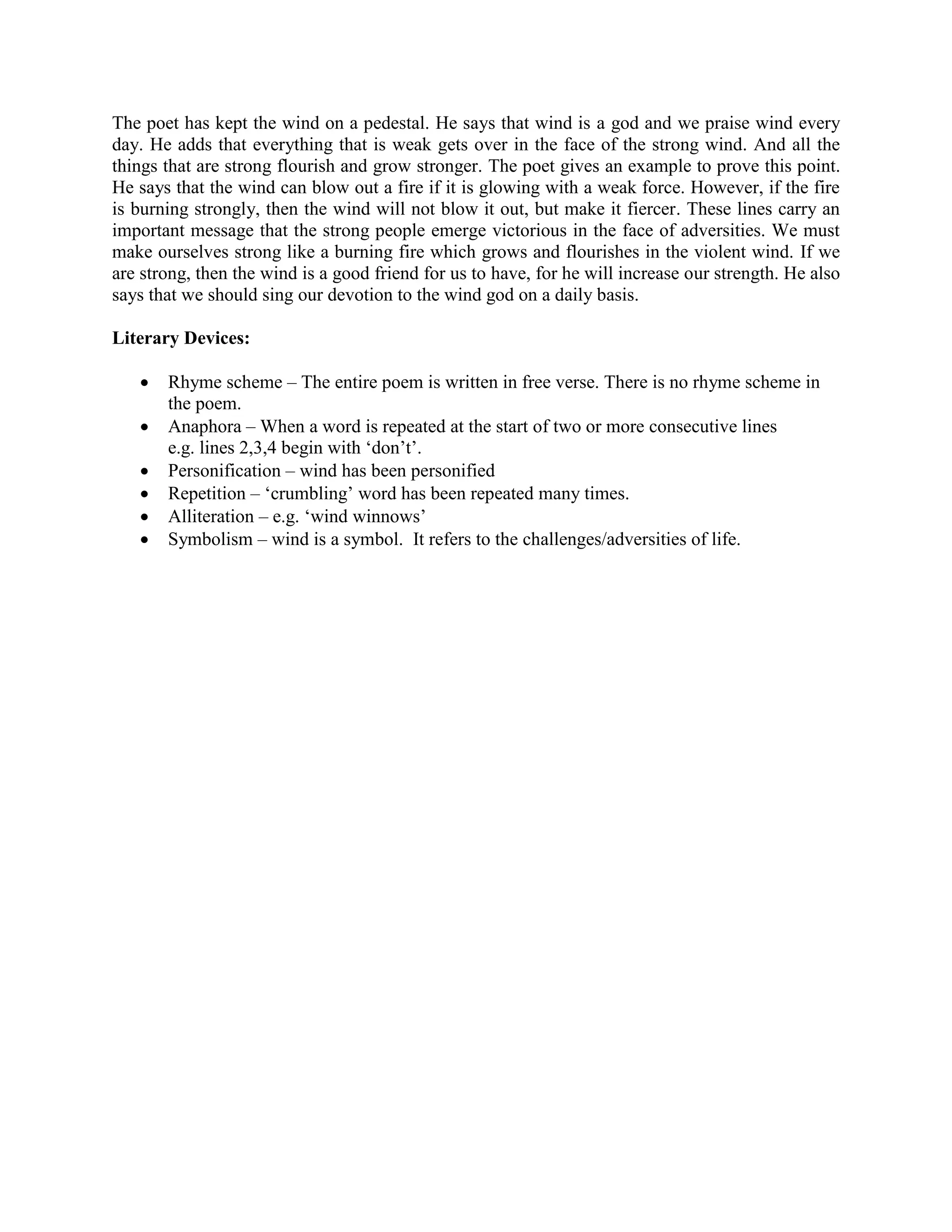 Wind - Poem - Grade 9 - CBSE English SUBRAMANIA BHARATI [Translated ...